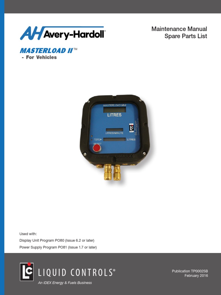 Masterload II Manual For Vehicles Sept 2016 PDF | PDF | Printed Circuit ...