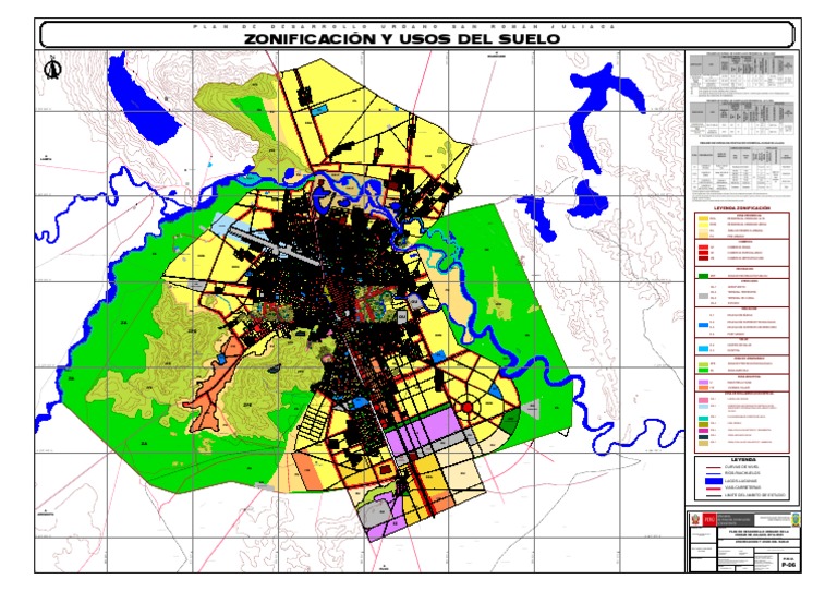 P-06 - Zonificacion - Usos Del Suelo | PDF