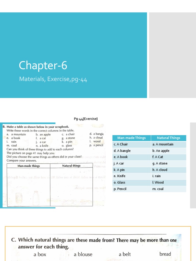 Ch-6, Exercise | PDF
