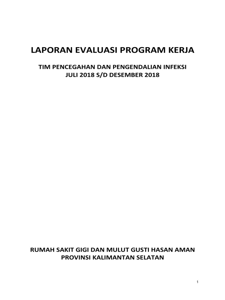 Evaluasi PROGRAM KERJA PPI Juli Sddes2018 | PDF
