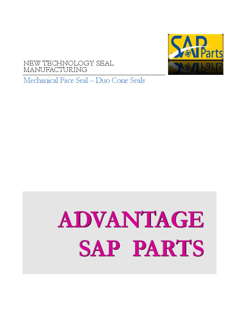 Introduction to SAP Parts' Mechanical Face Duo Cone Seals: Design ...