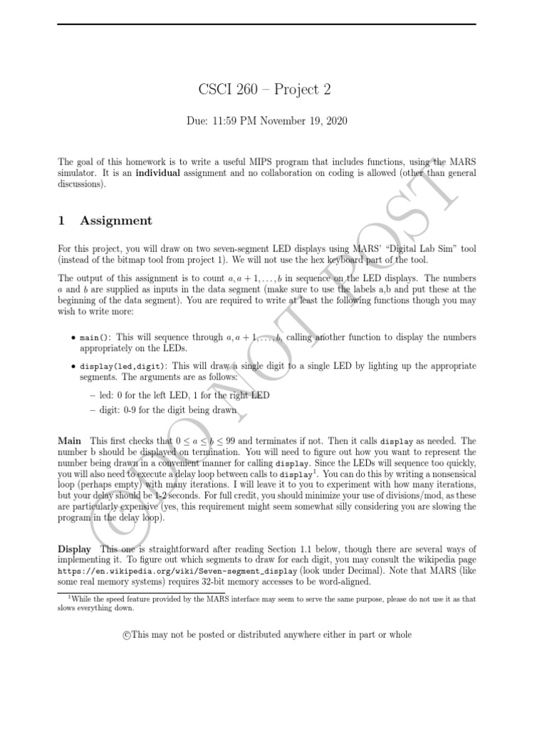 Project MIPS Lab Sim Tool | PDF | Control Flow | Pointer (Computer ...