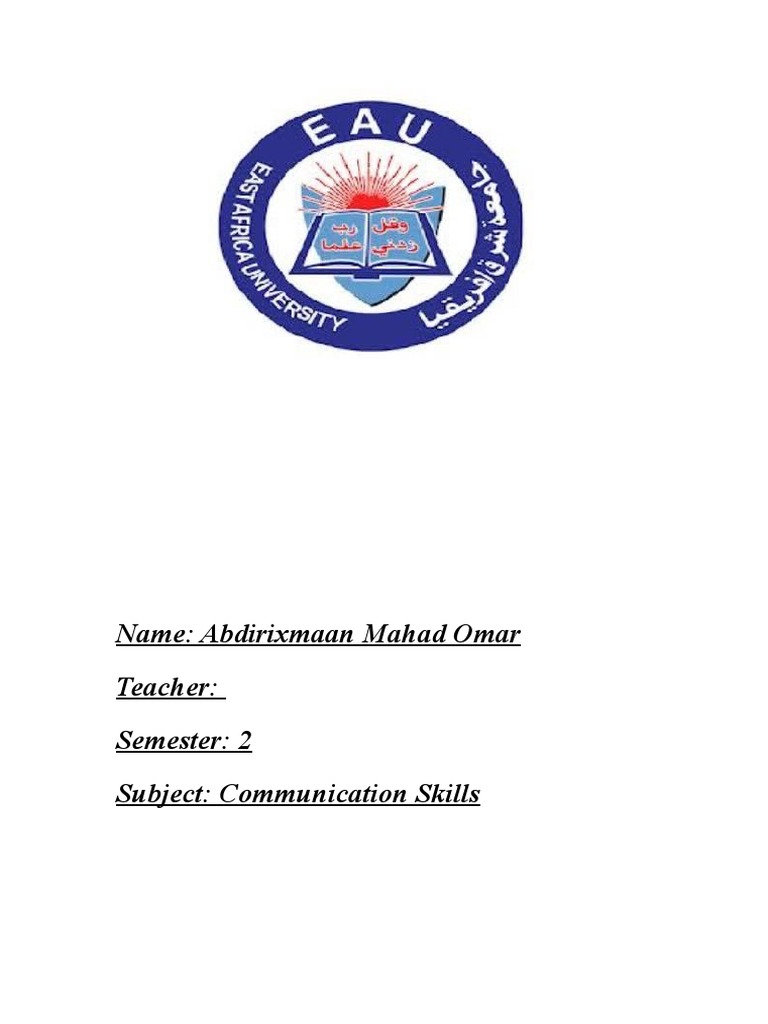 Name: Abdirixmaan Mahad Omar Teacher: Semester: 2 Subject ...