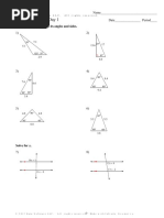 Angles in Standard Position Worksheet | PDF | Geometric Measurement ...