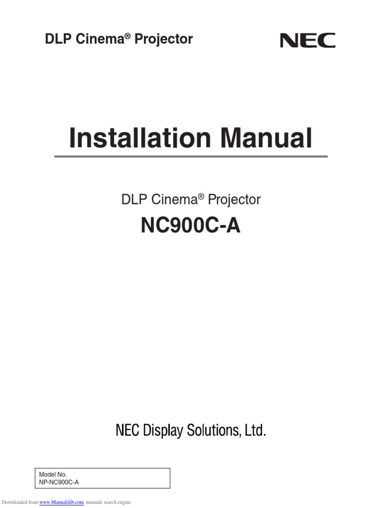 Installation Manual: NC900C-A | PDF | Electromagnetic Interference ...