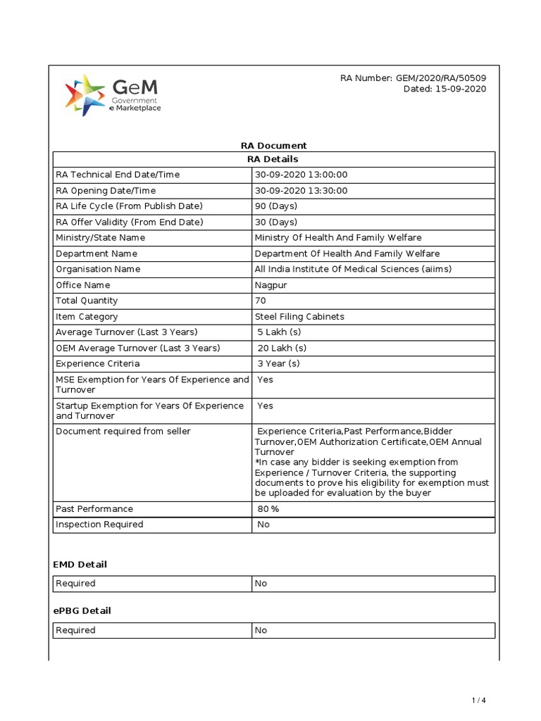 RA Document RA Details | PDF | Specification (Technical Standard ...