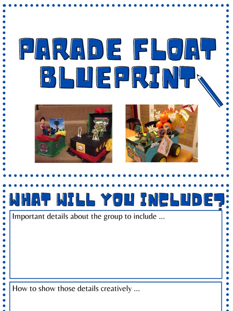 Parade Float Blueprint | PDF