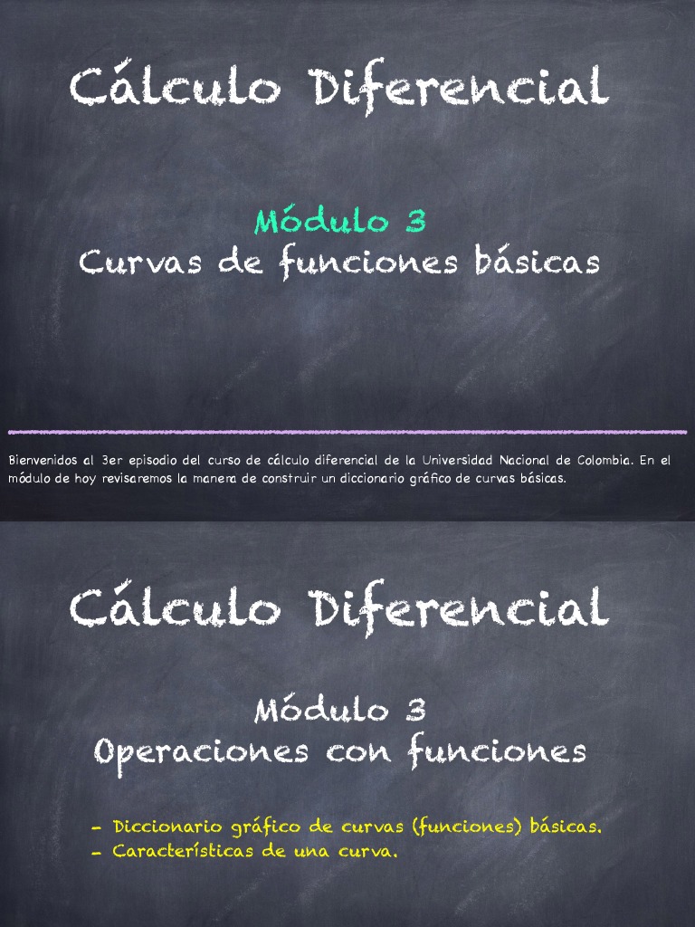 3 Curvas de Funciones Básicas PDF | Descargar gratis PDF | Función ...