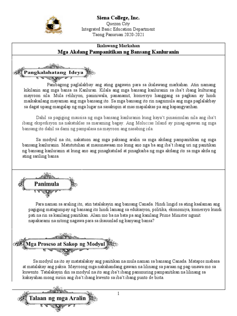 Q2 5. Si Anne NG Green Gables | PDF