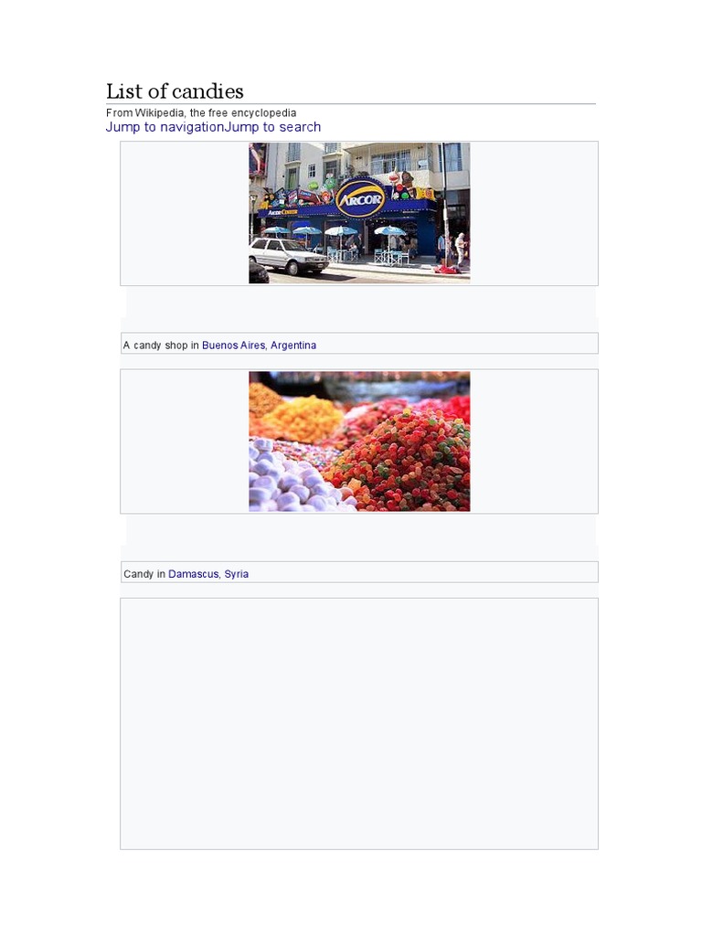 A Sweet History: An Overview of Candy Types, Production Methods and ...