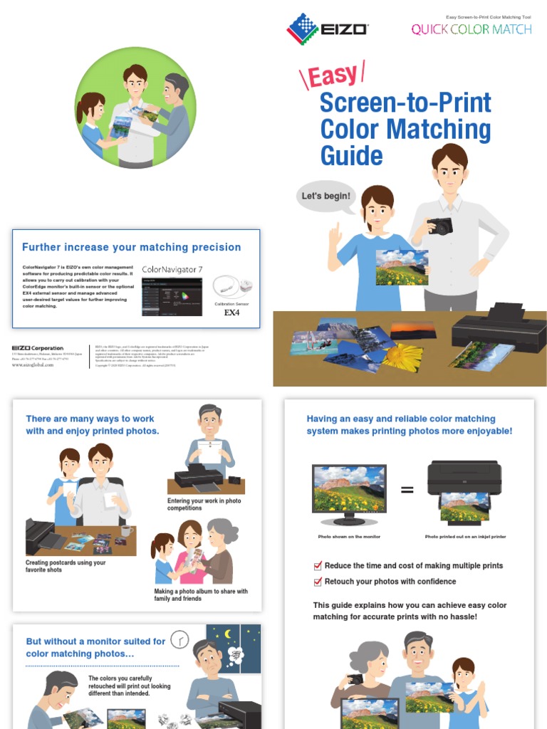 Quick Color Match Guide - 2 PDF | PDF | Computer Monitor | Rgb Color Model