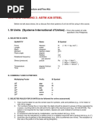 A36 Steel Fy and Fu Values | PDF | Steel