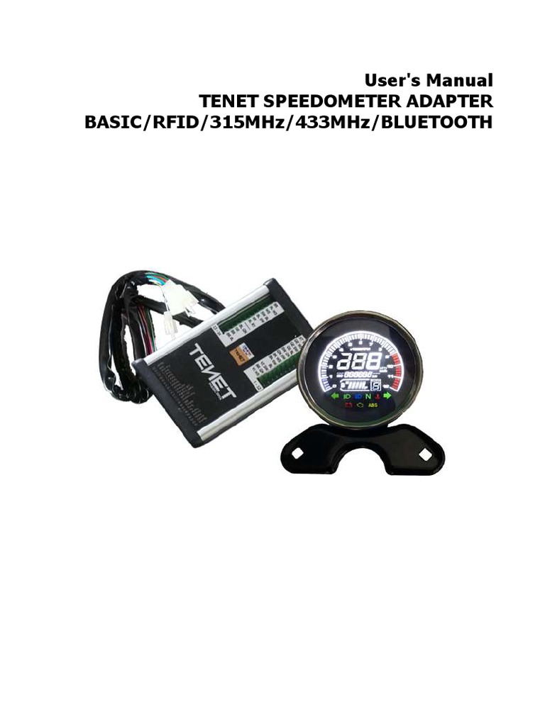 Tenet User Manual - en | PDF | Radio Frequency Identification ...