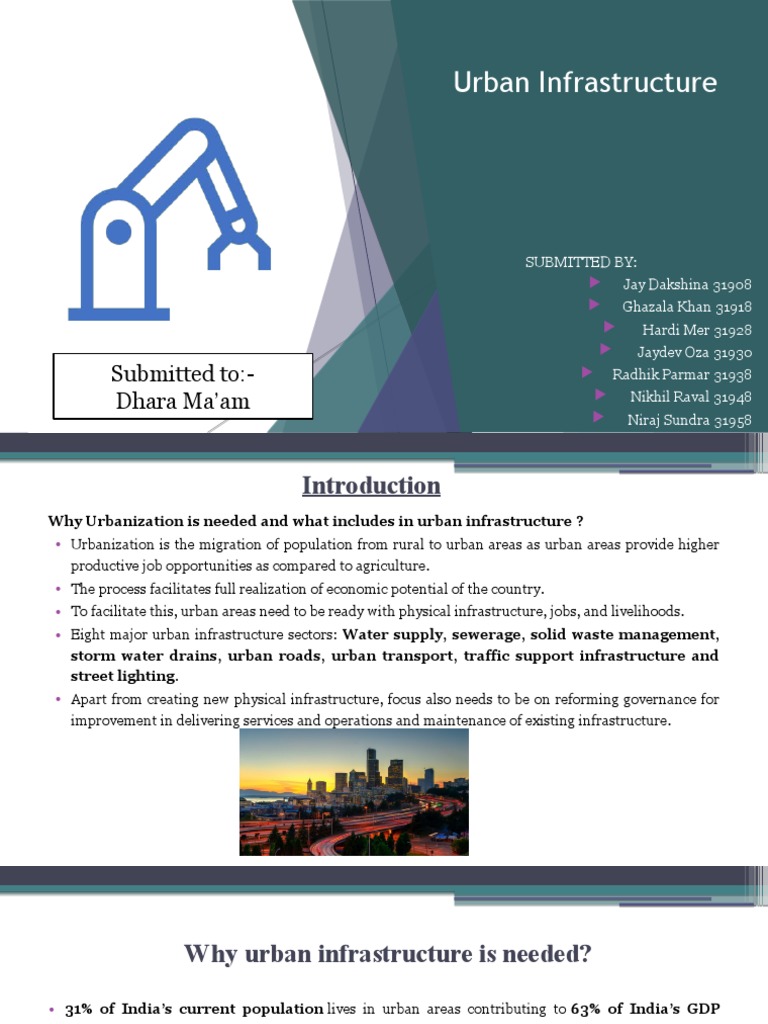 Urban Infrastructure Challenges in India | PDF | Policy | Economic ...