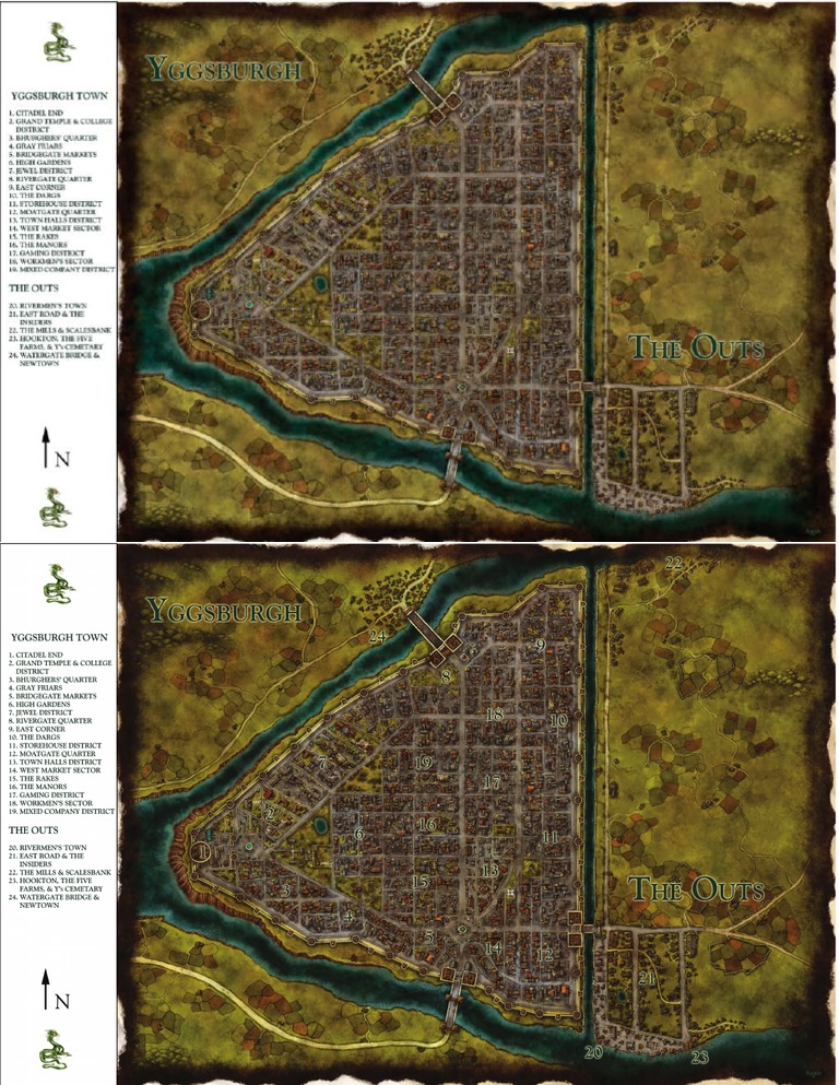 Castle Zagyg - Yggsburgh (Map) | PDF