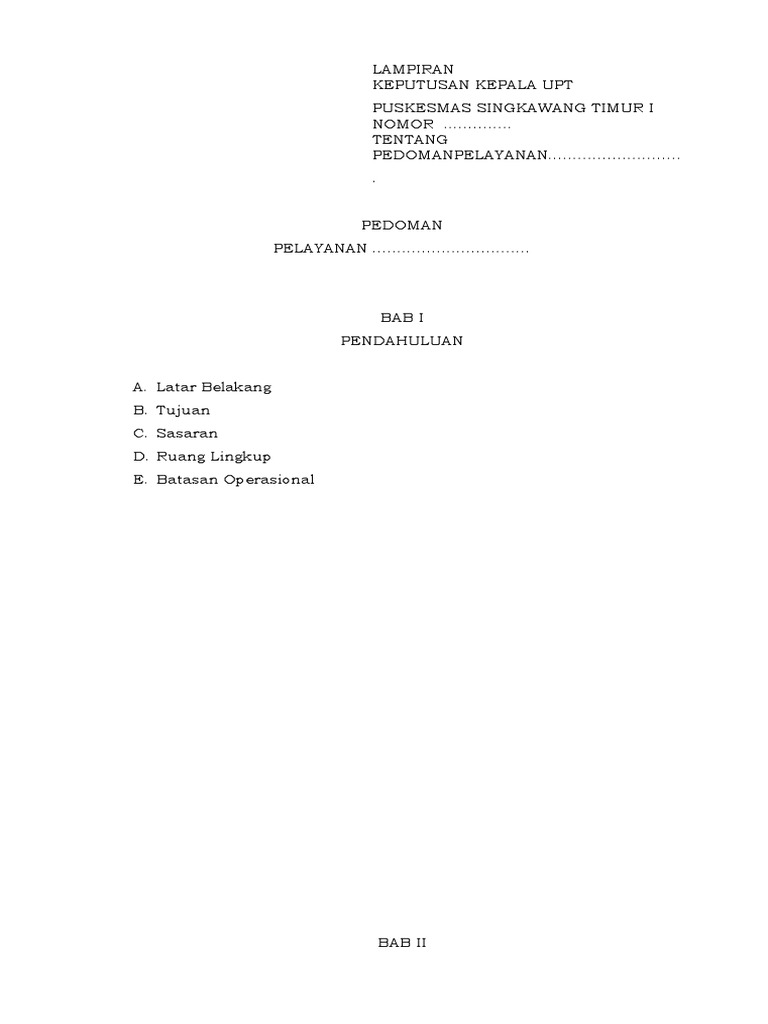 Template Pedoman | PDF