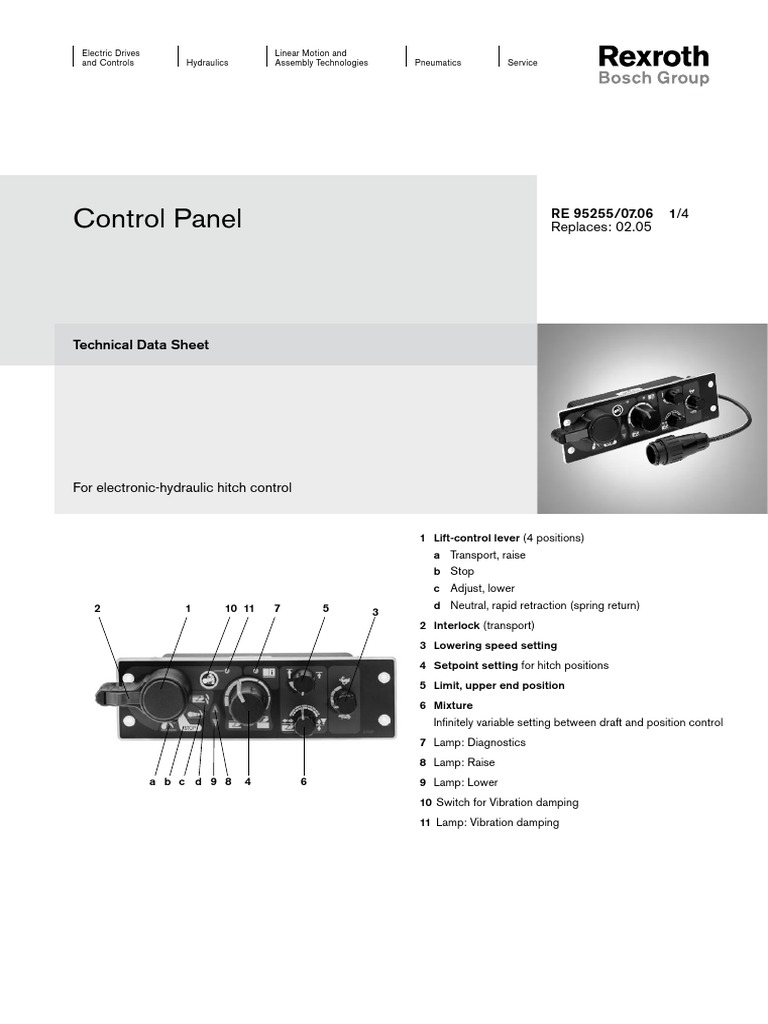 Control Panel | PDF | Electrical Connector | Manufactured Goods