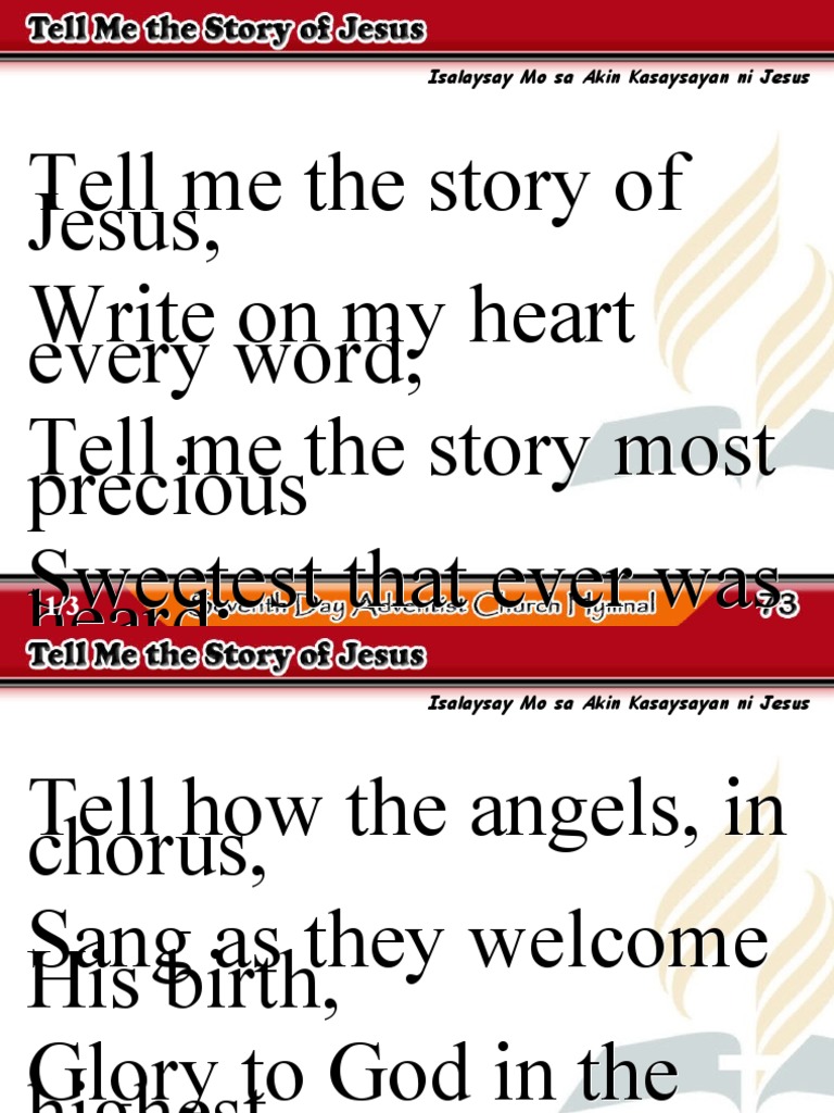 Story of Jesus: Lyrics and Reflections | PDF | Religion & Spirituality