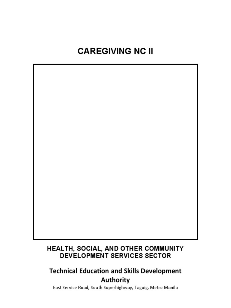 TR Caregiving NC II | PDF | Infection Control | Occupational Safety And Health