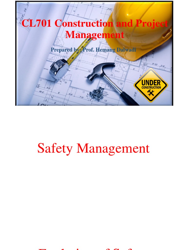 Safety Management - PDF | PDF | Safety | Occupational Safety And Health