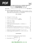 MATH2019 UNSW Test 1 Sample 1 | PDF | Acceleration | Mathematical Analysis