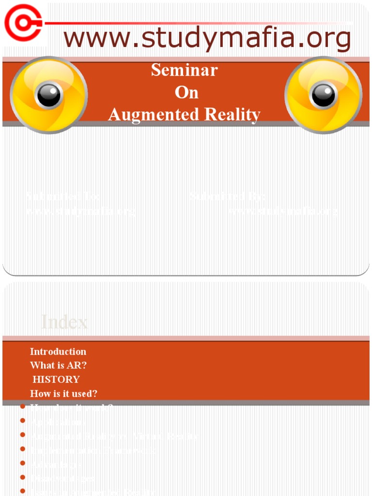 Augmented Reality | PDF | Augmented Reality | Virtual Reality