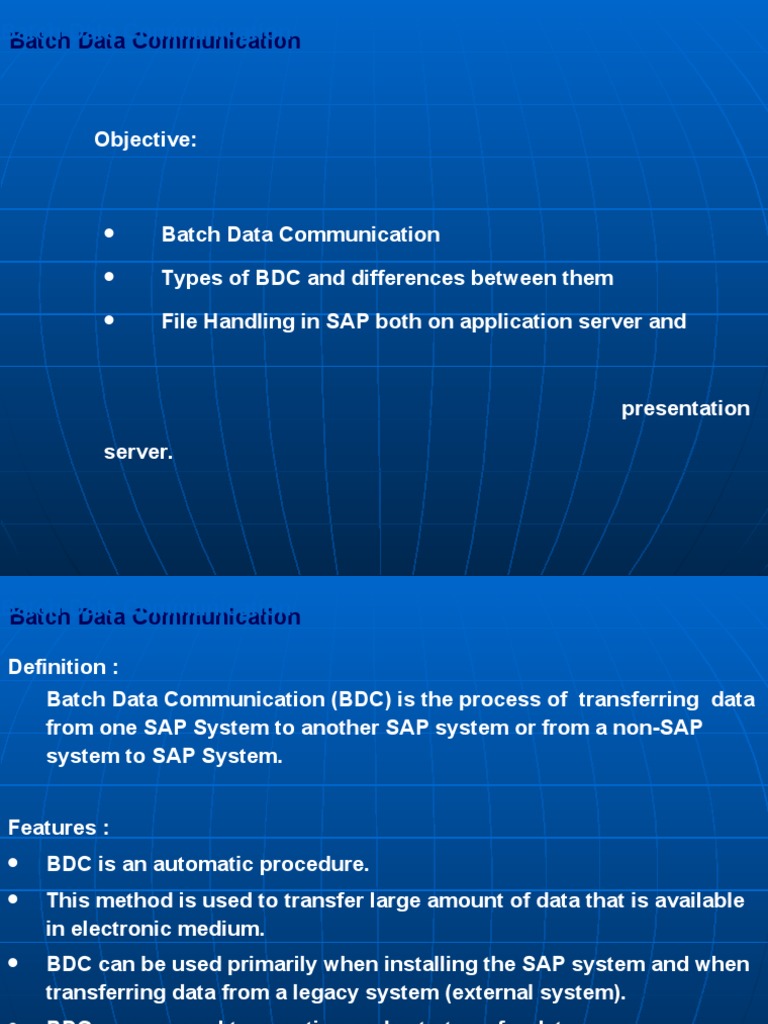 Objective:: Batch Data Communication | PDF | Computer File | Database Transaction