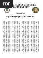 ALCPT Forms 1 to 100 Overview | PDF | Multiple Choice | Test (Assessment)