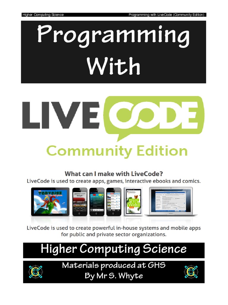Higher LiveCode Notes 2015 NEW Apr PDF | PDF | Parameter (Computer ...