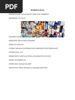 Trade Project Sample | PDF | Inventory | Feasibility Study