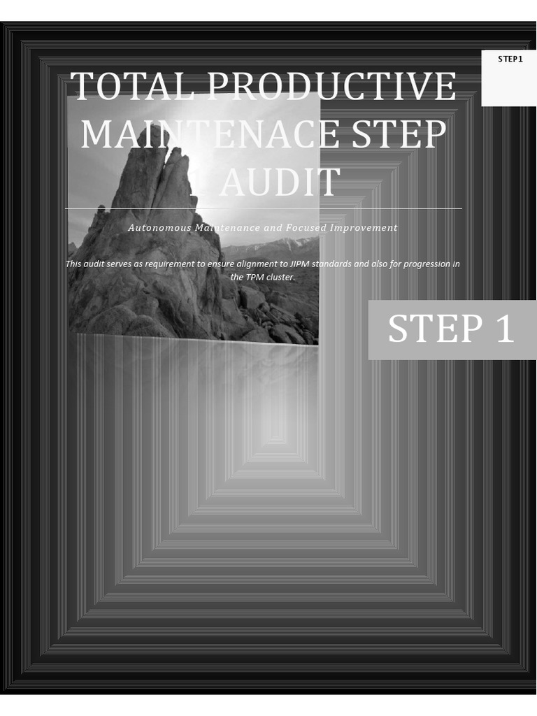 TPM Step 1 Audit Ensures Alignment to JIPM Standards | PDF | Audit ...