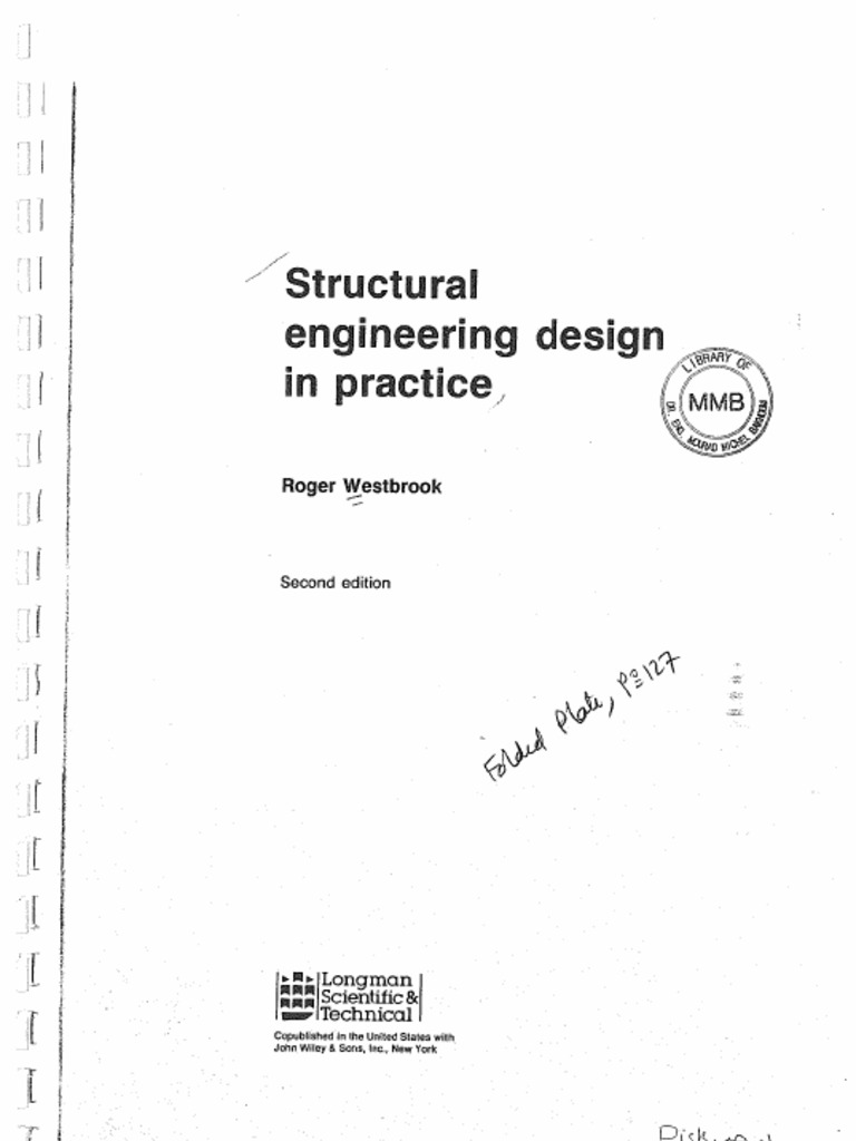Structural Engineering Design in Practice - Roger Westbrook PDF | PDF