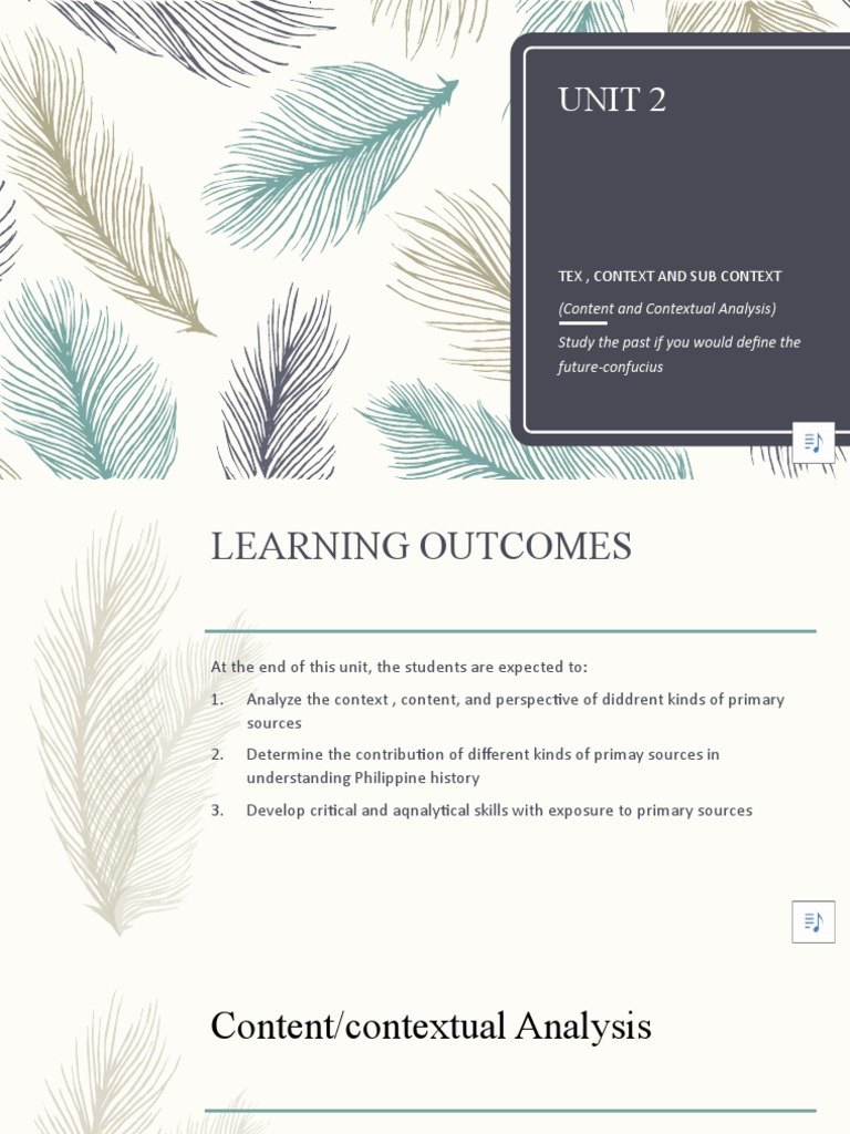 Analyze Context, Content and Perspective in Primary Sources | PDF ...