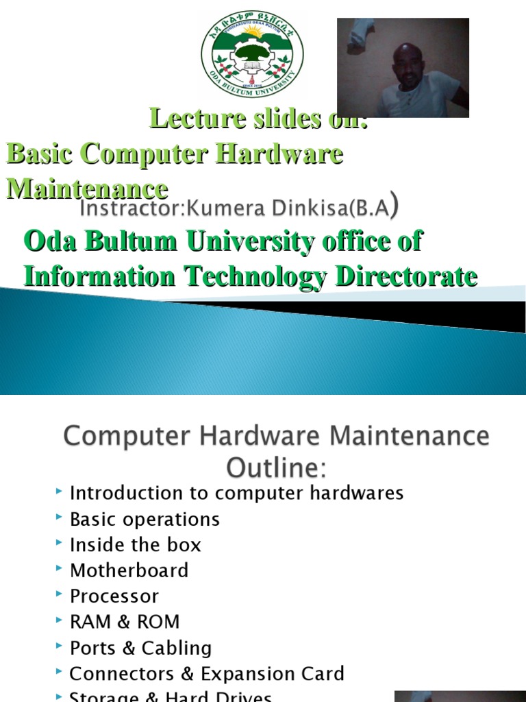 Basic Computer Hardware Maintenance | PDF | Random Access Memory ...