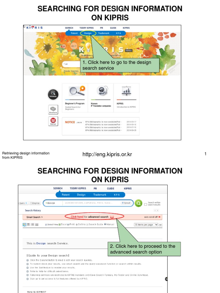 KIPRIS Design Search Guide | PDF | Intellectual Works | Intellectual ...