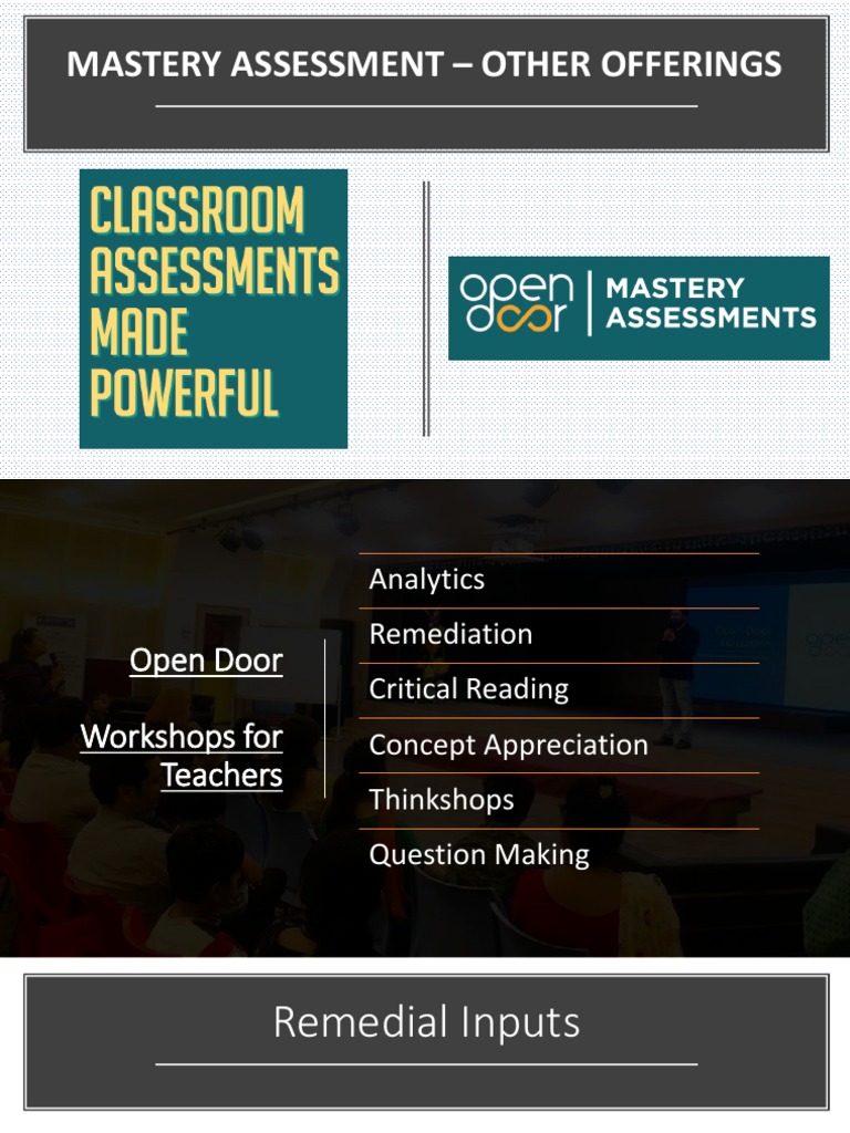 Mastery Assessment - Other Offerings | PDF