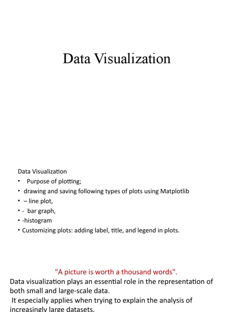 Data Visualization with Matplotlib | PDF | Histogram | Chart