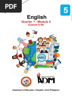 MATATAG Curriculum Grade 5 English | PDF | Verb | Reading Comprehension