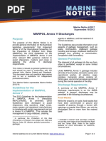 Simplified Overview of The Discharge Provisions of The Revised MARPOL Annex V | PDF ...