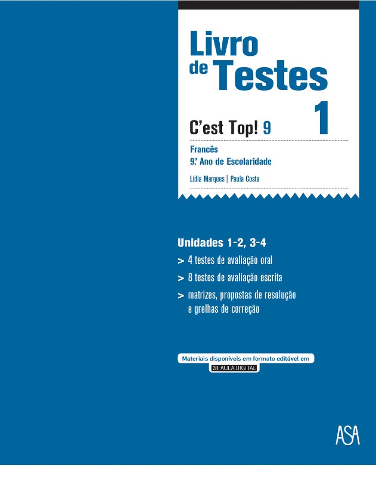 Livro de Testes 1 | PDF | Pronome | Comunicação humana