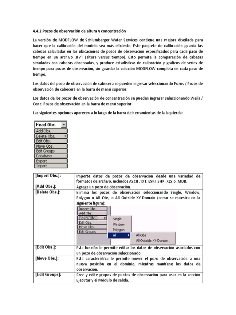 Manual Modflow | PDF | Ascii | Archivo de computadora