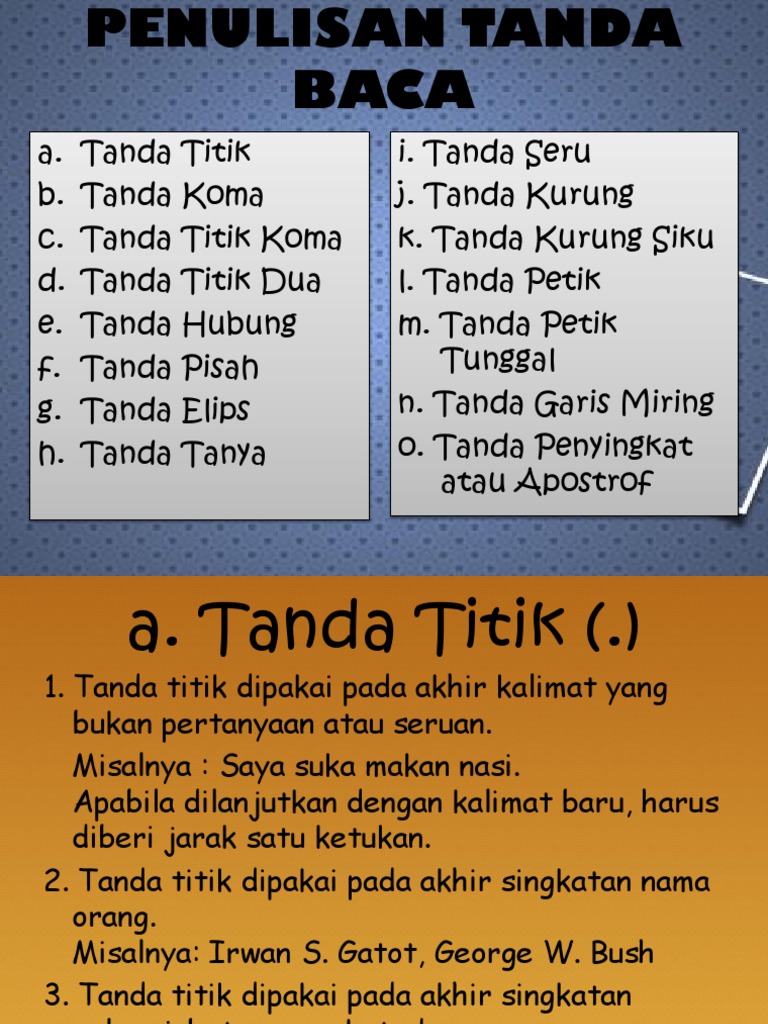 P.7 Pemakaian Tanda Baca | PDF