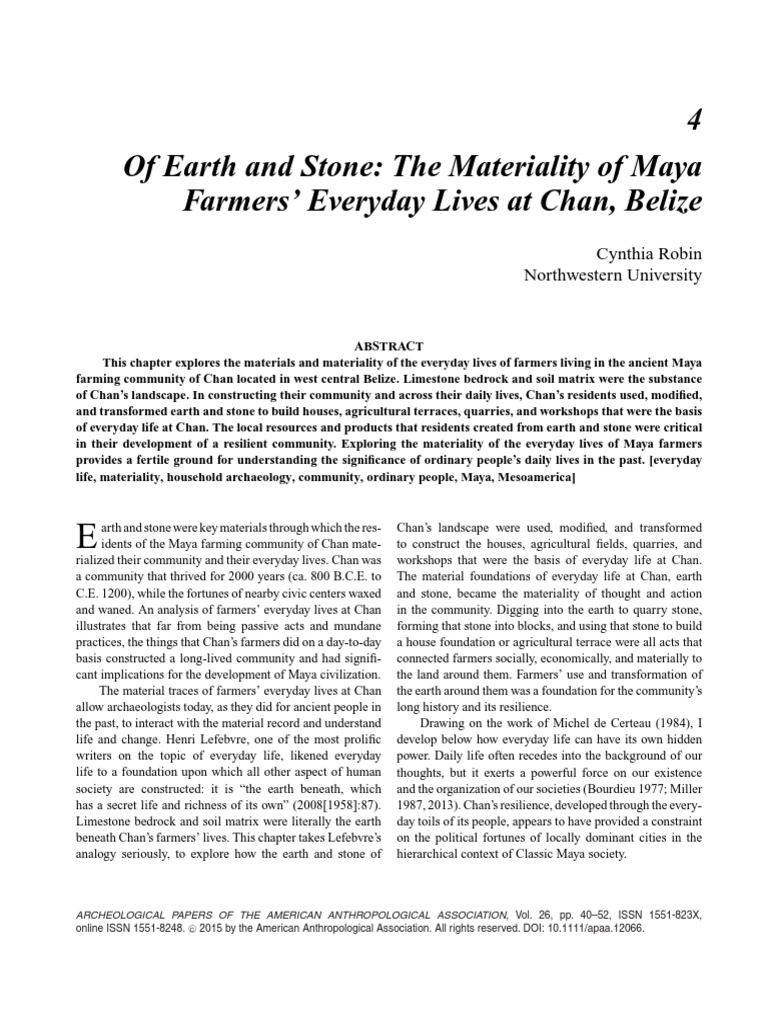 Mayans Everyday Farming | PDF | Maya Civilization | Maya Peoples