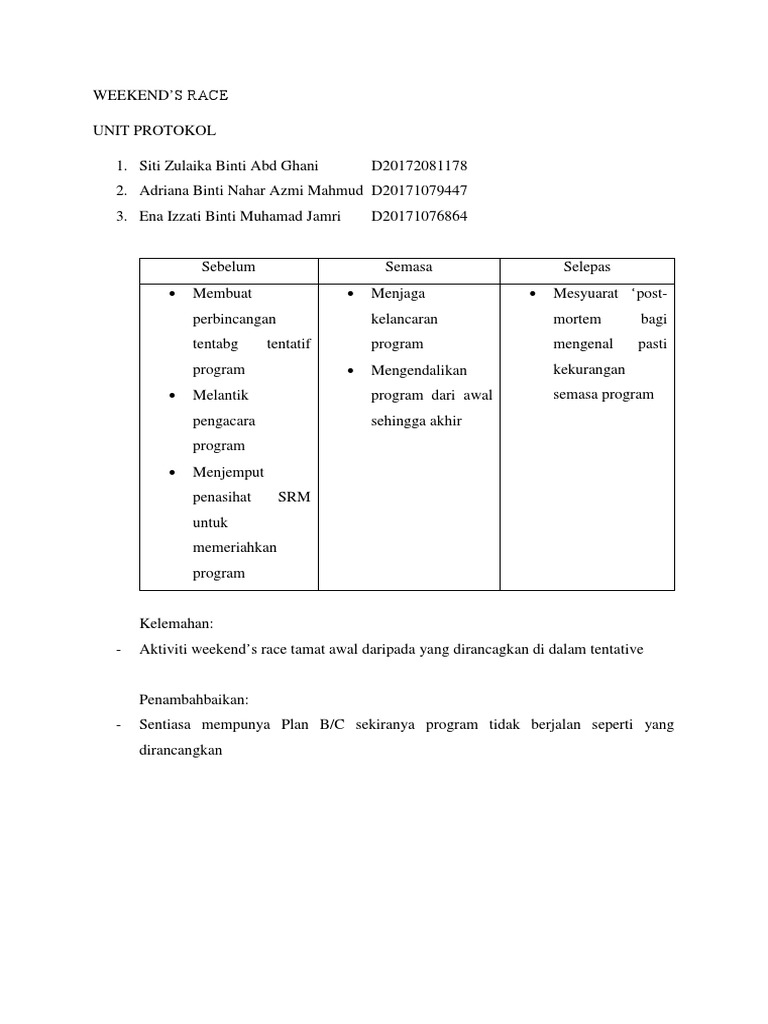 Protokol Report | PDF