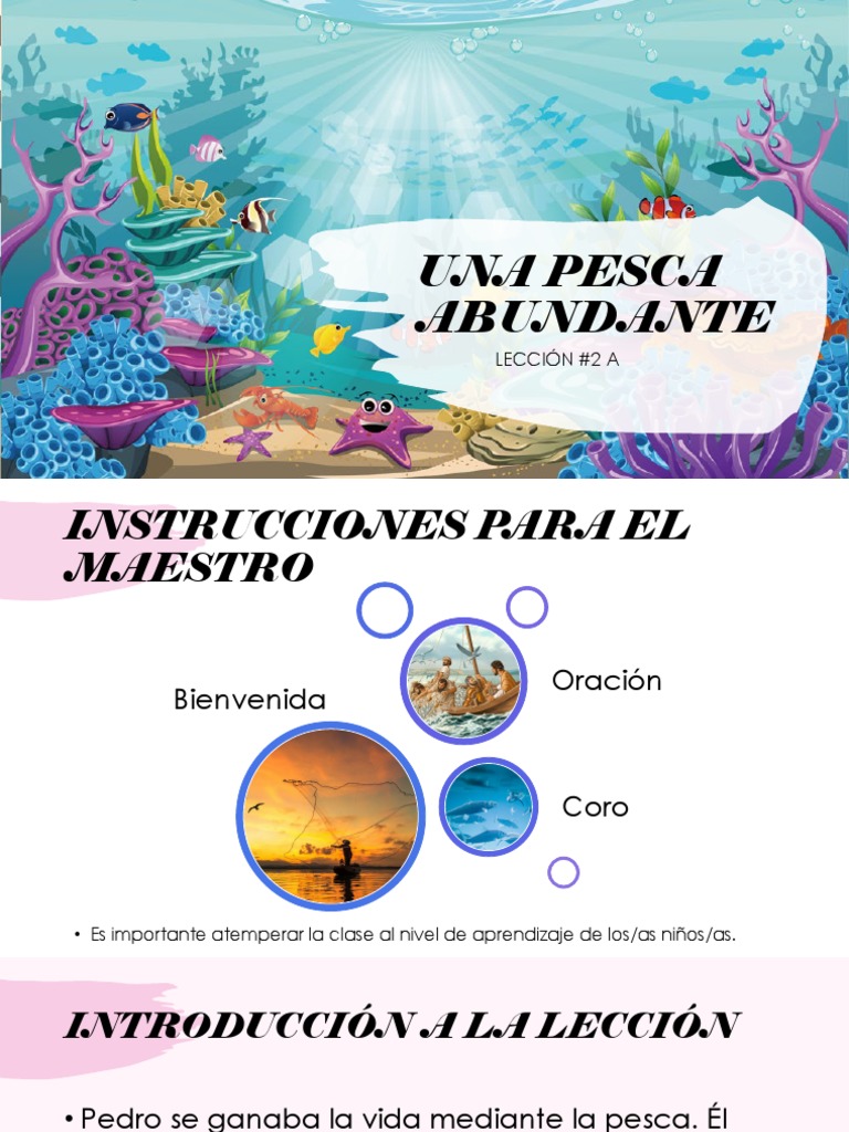 Leccion2A-UNA PESCA ABUNDANTE | PDF | San Pedro | Jesús