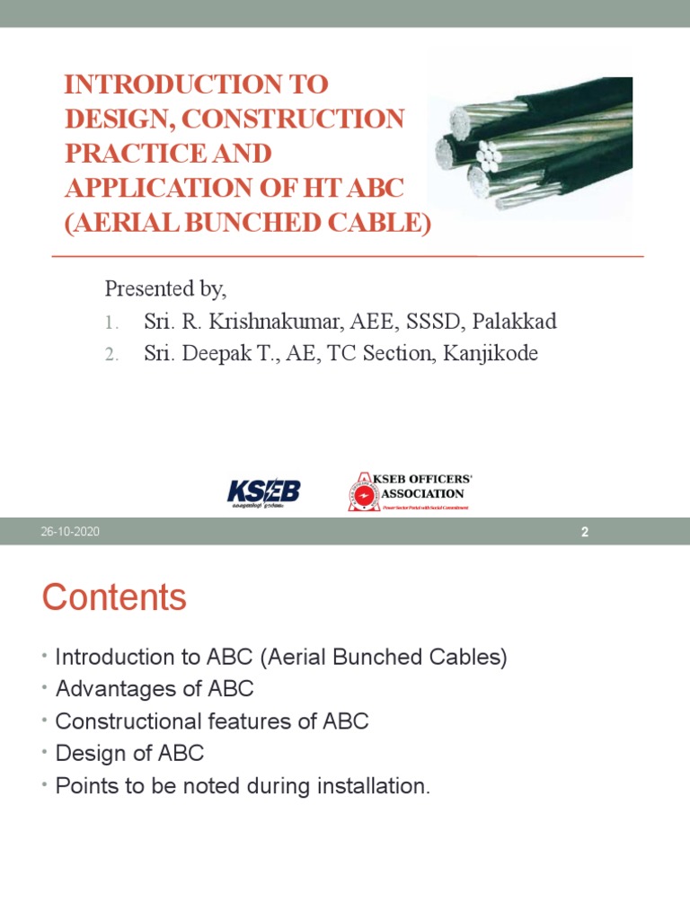 Introduction To Design, Construction Practice and Application of HT Abc ...