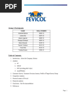 Fevicol Case Study | PDF | Brand | Adhesive