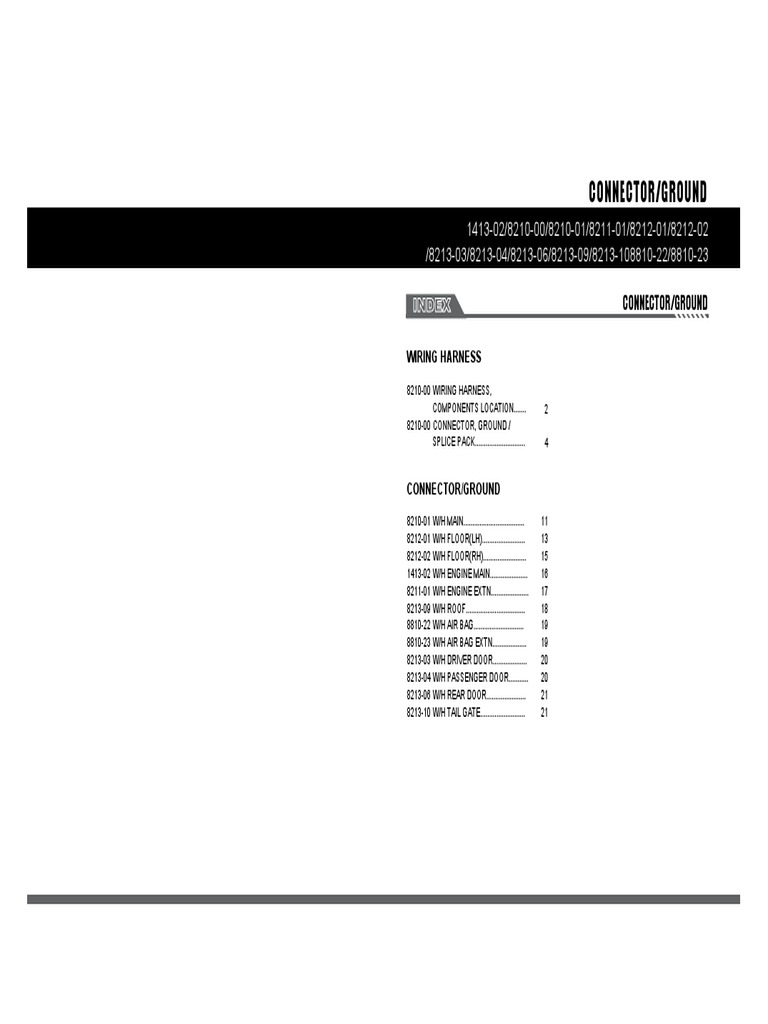 C200 - Ewl - 201 - Wiring Harness | PDF | Electrical Connector | Motor ...