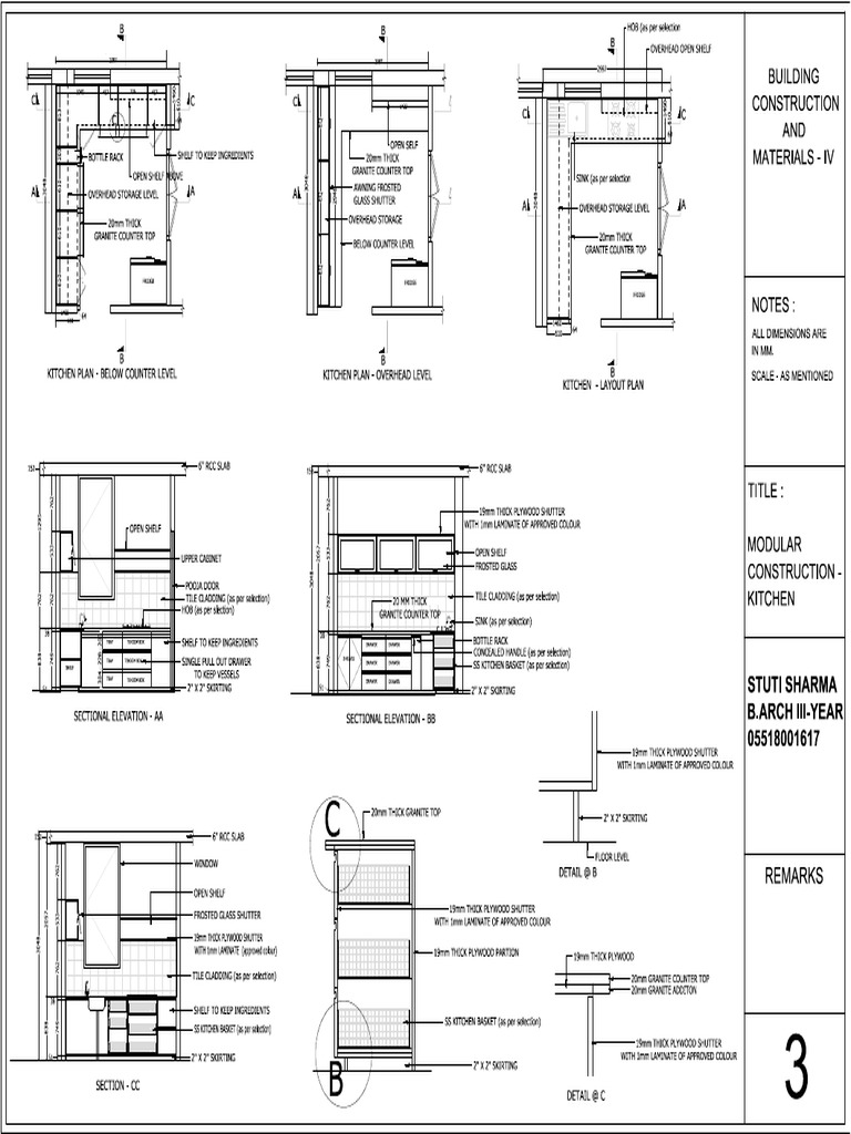Modular Construction - Kitchen | PDF | Countertop | Building Materials