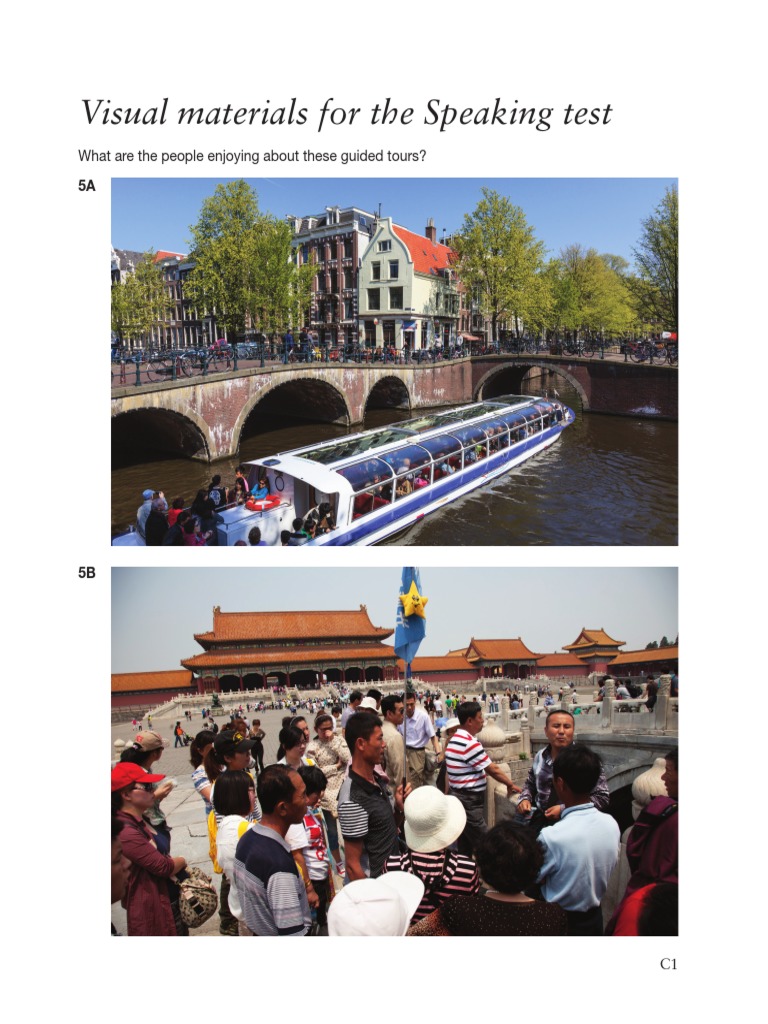 Visual Materials For The Speaking Test: What Are The People Enjoying ...